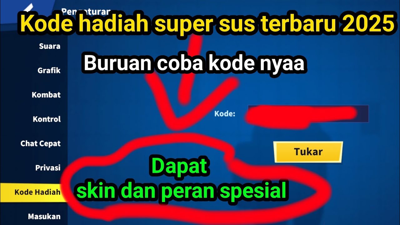 KODE REDEEM SUPER SUS TERBARU HARI INI - KODE HADIAH SUPER SUS TERBARU ...