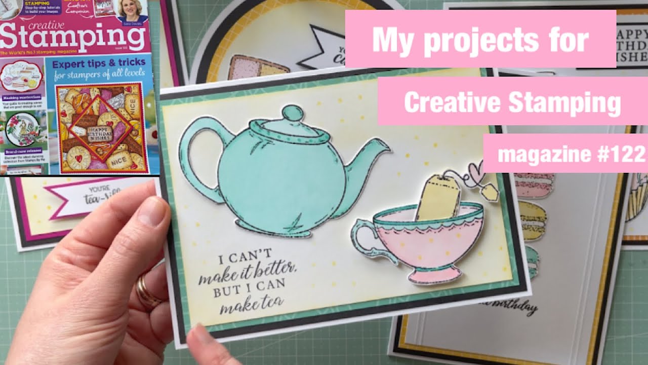 My CAS projects in Creative Stamping magazine #122 #creativestamping # ...