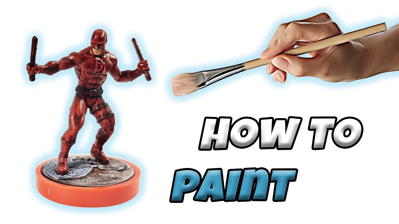 UNMATCHED: DAREDEVIL | How to Paint Beginner Tutorial - YouTube