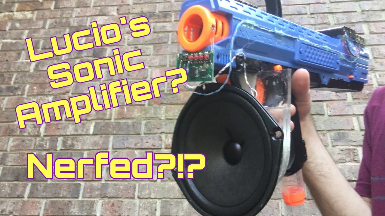 Nerf Mod: Lucio's Sonic Amplifier Blaster (Apogee6 Prototype Review ...