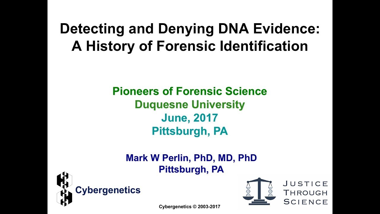 Detecting and denying DNA evidence: a history of forensic ...