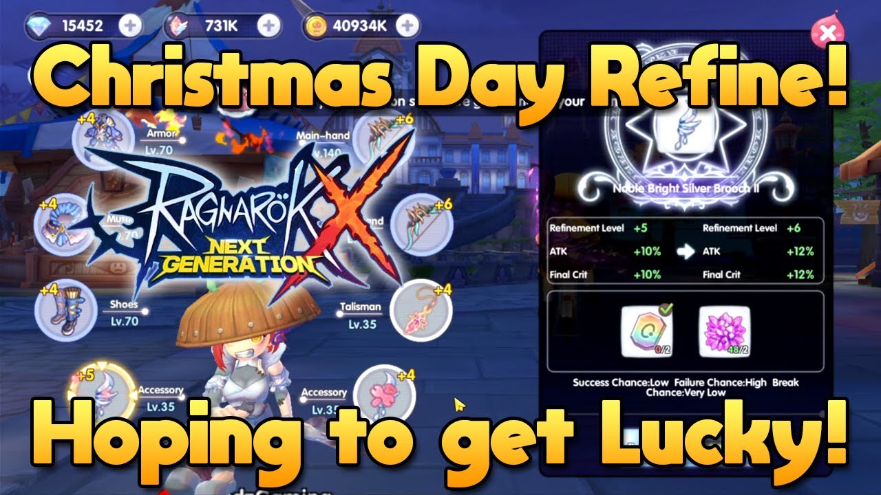 Christmas Day Is Refine Day! Hoping To Get Lucky [ROX] - YouTube