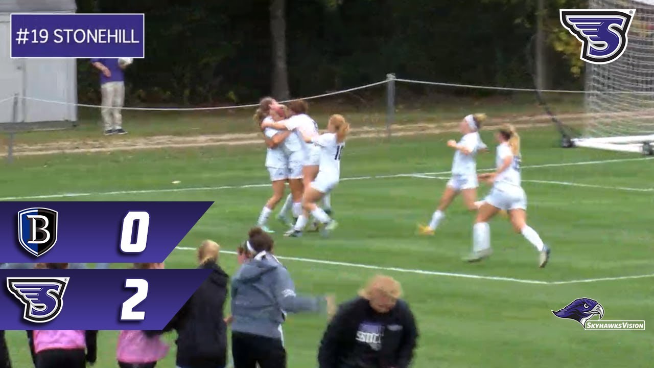 Stonehill Women's Soccer Highlights and Post-Game Interviews vs Bentley ...