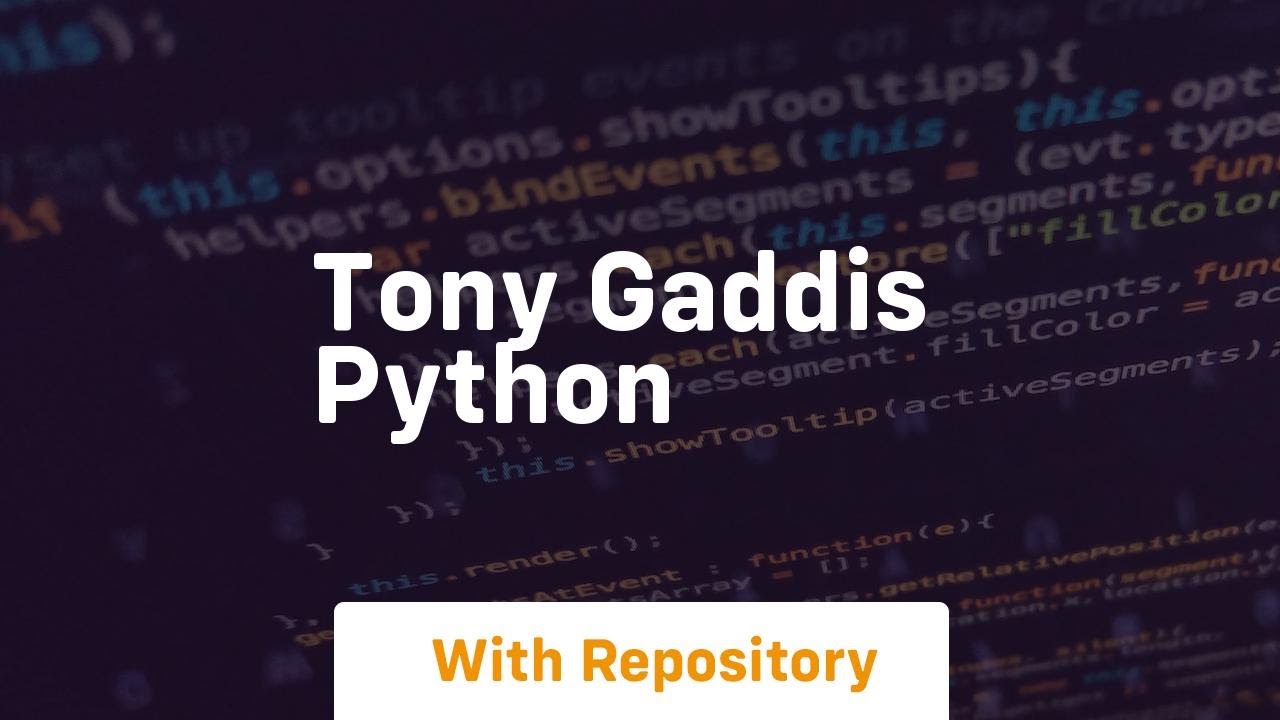 tony gaddis python - YouTube