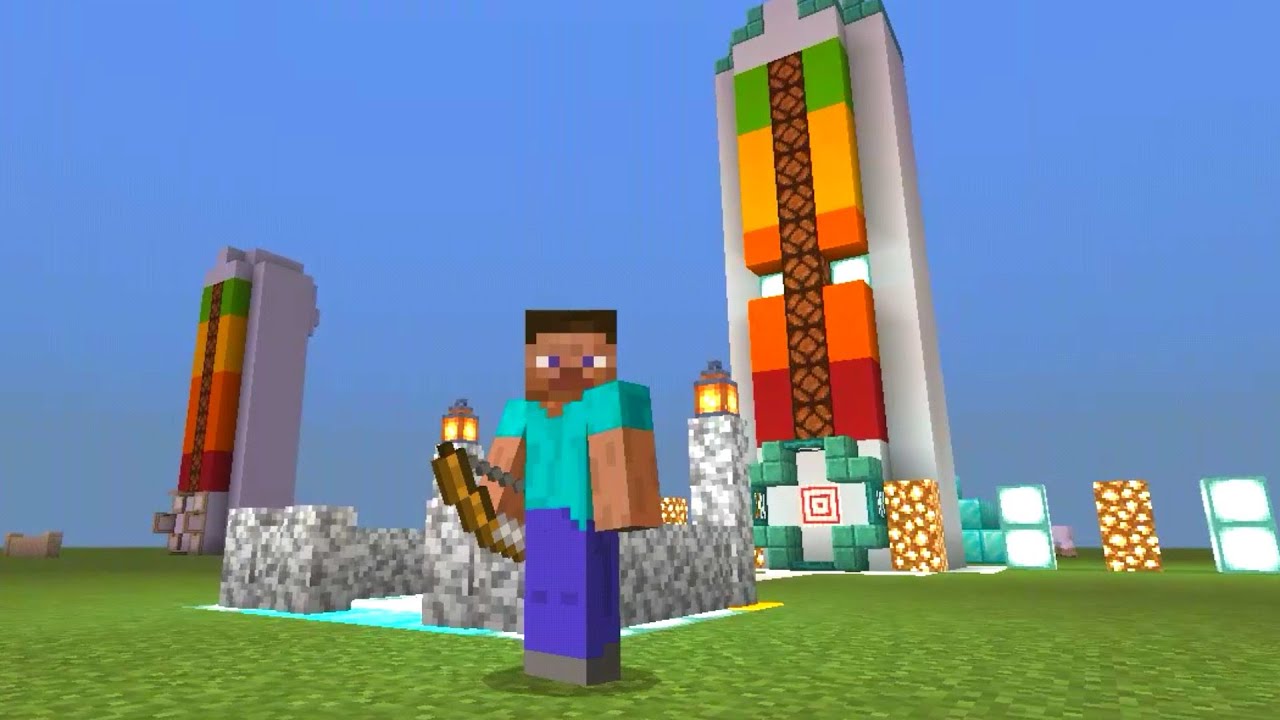 Minecraft tutorial membuat MINI GAME panahan - YouTube