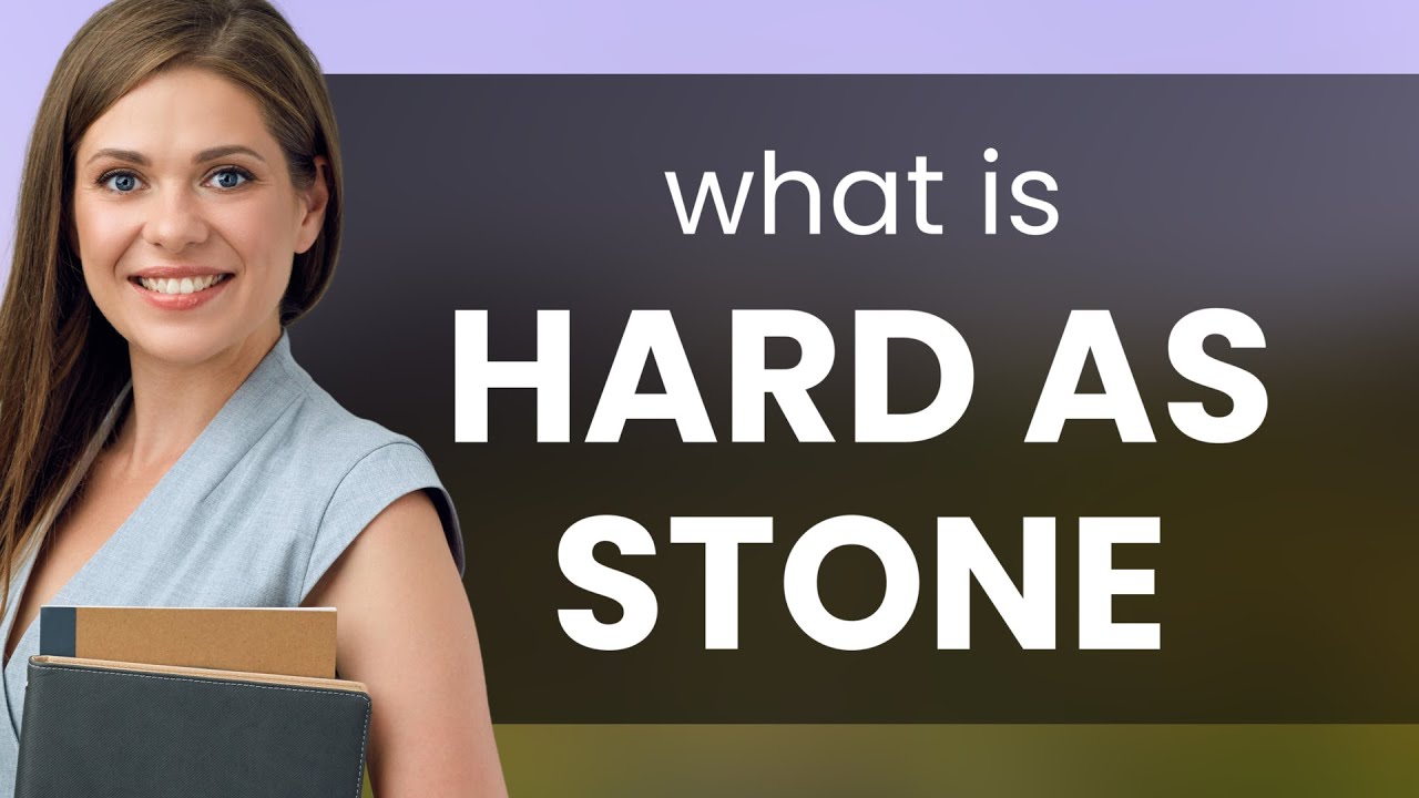 Hard as Stone: Understanding English Idioms - YouTube