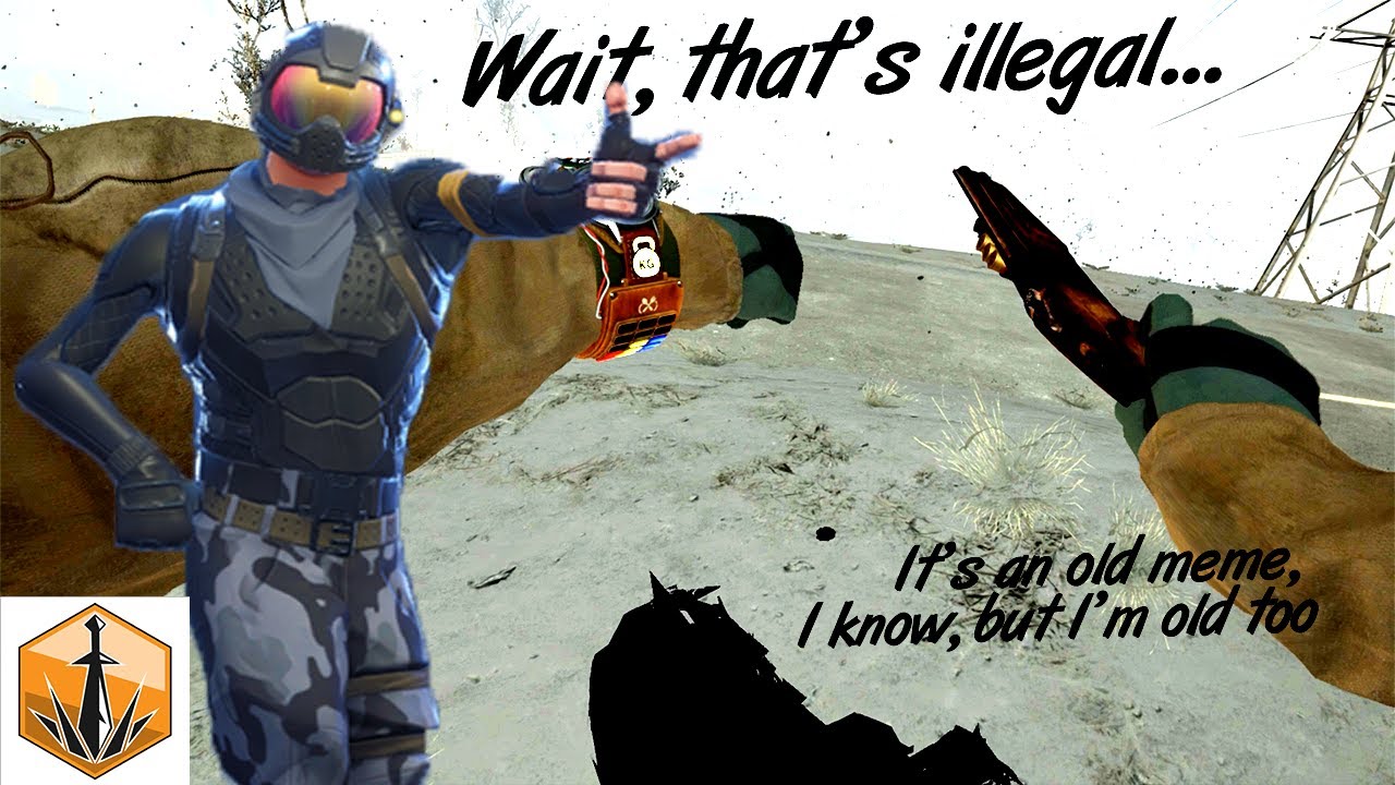 POV: You decide to Fortnite dance in Into the Radius - YouTube