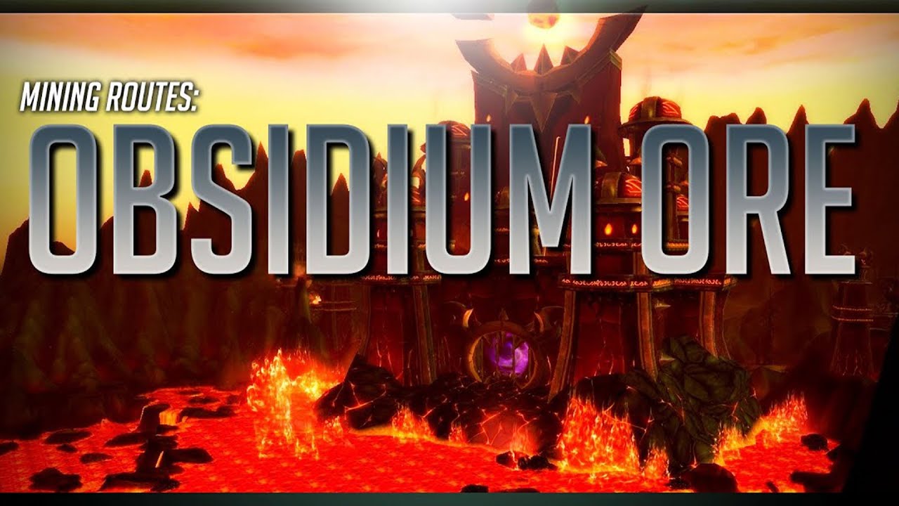 How to farm Obsidium Ore: WoW Dragonflight Mining Routes - YouTube