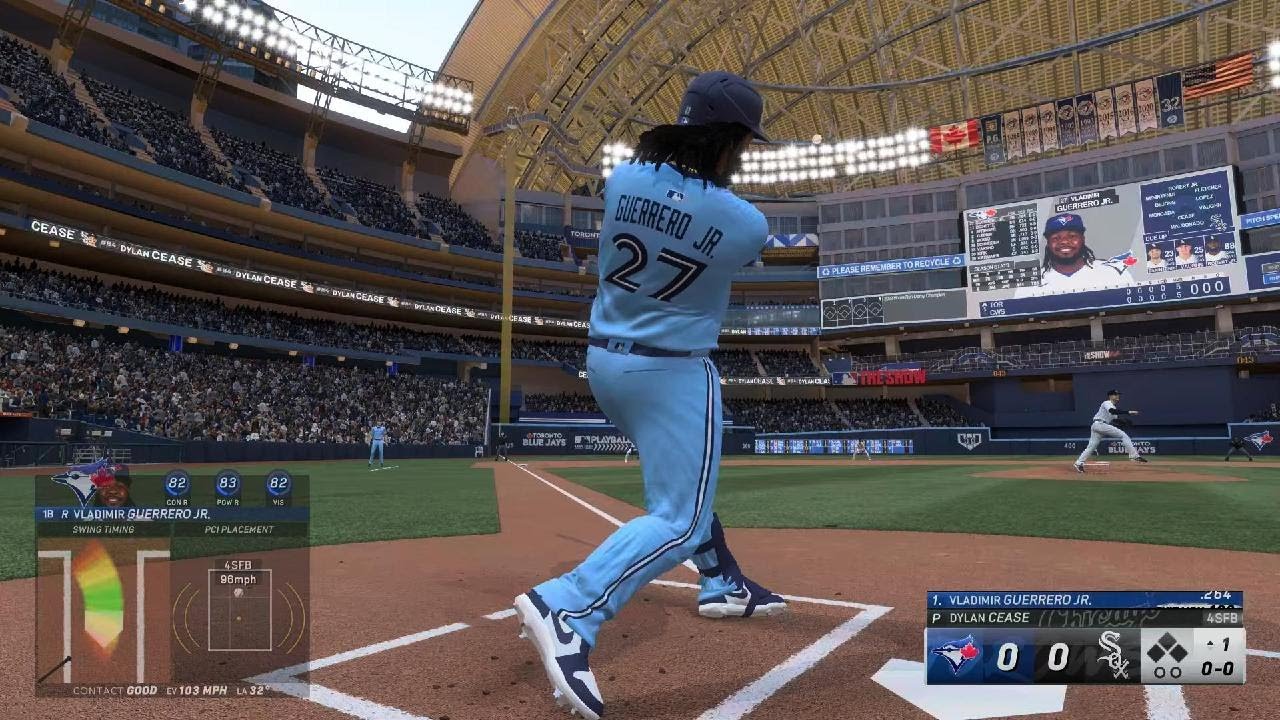 Vladdy Jr no doubt HR animation MLB The Show 24 - YouTube