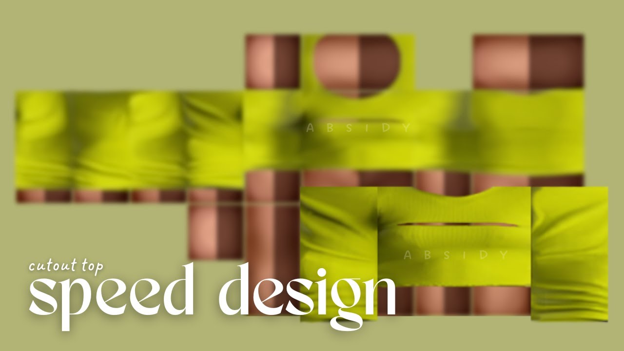roblox green cutout top speed design (photobashed) | absidy - YouTube