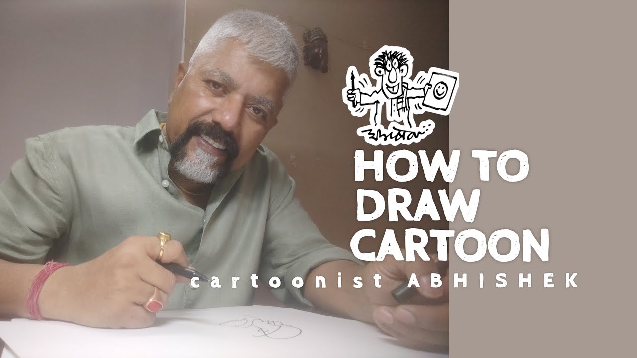 मजे मजे में कार्टून बनाना सीखो | lets learn how to draw cartoon ...
