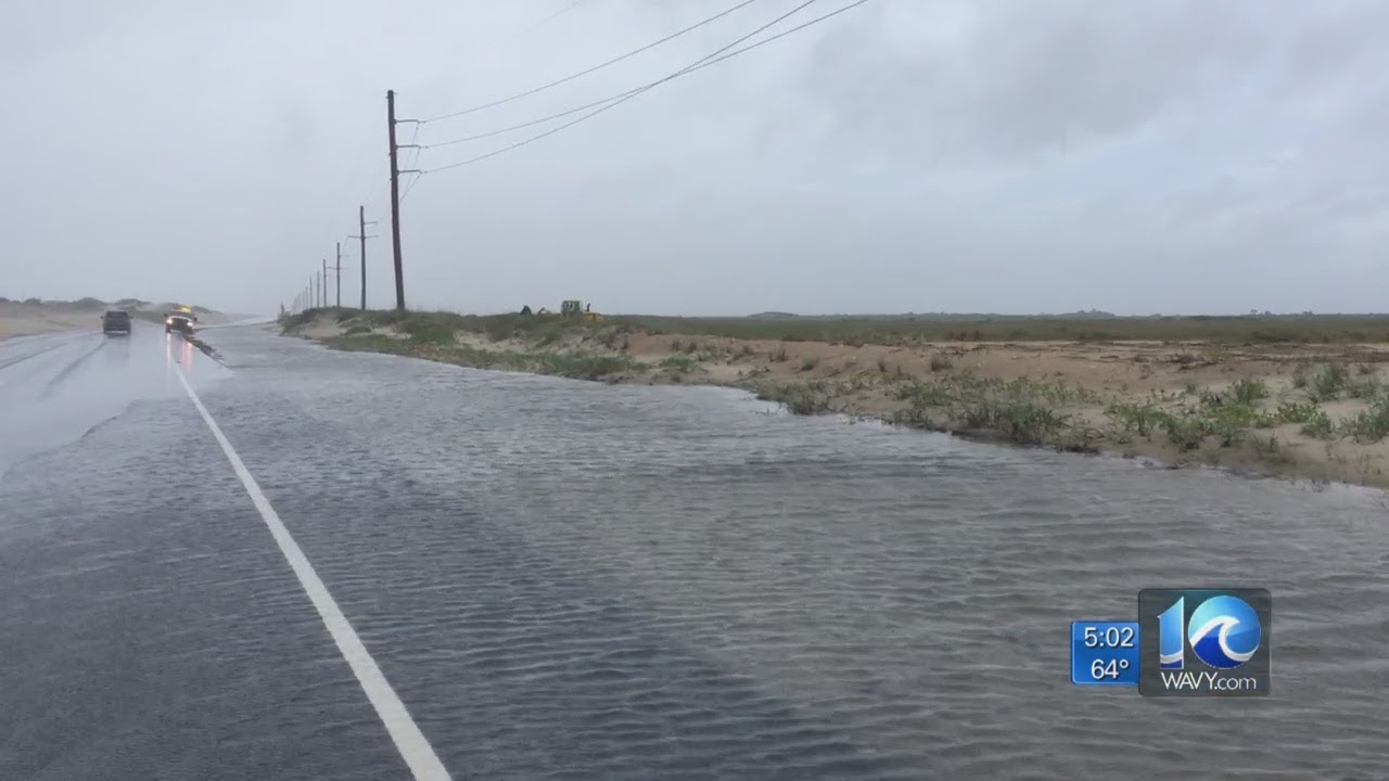 Outer Banks takes hit from Tropical Storm Arthur - YouTube