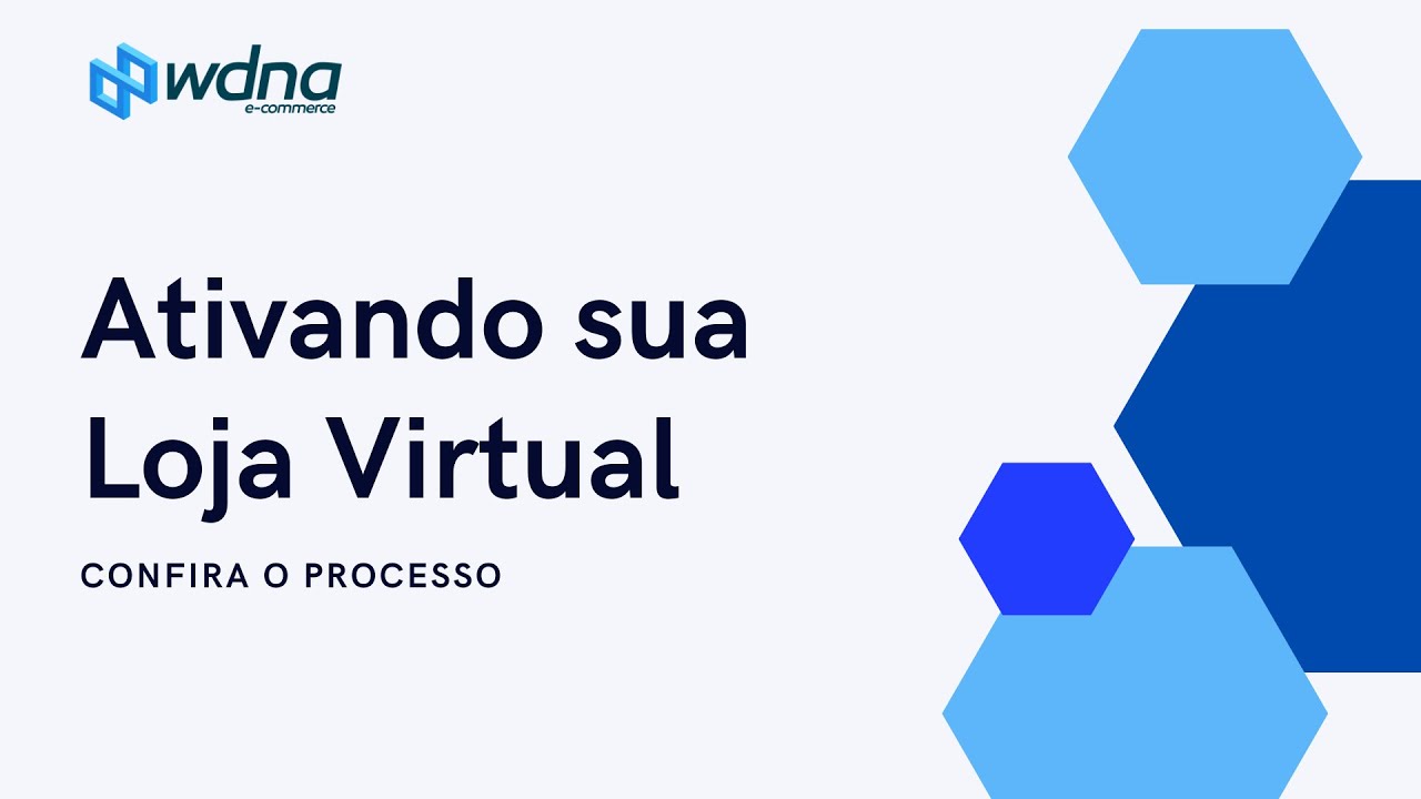Criando sua loja virtual WDNA em 1 minuto - YouTube