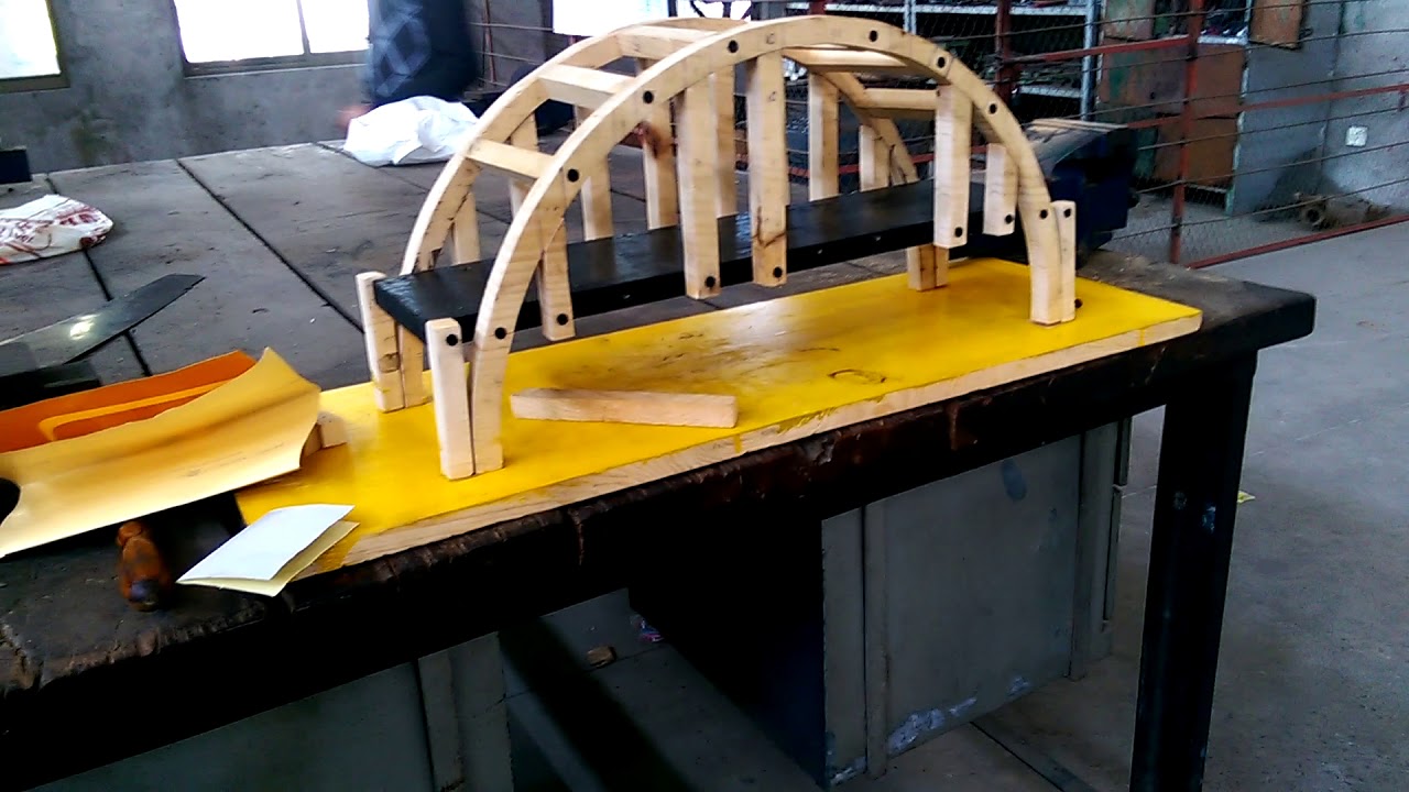 The wooden bridge made by DAE student of mechanical engineering - YouTube