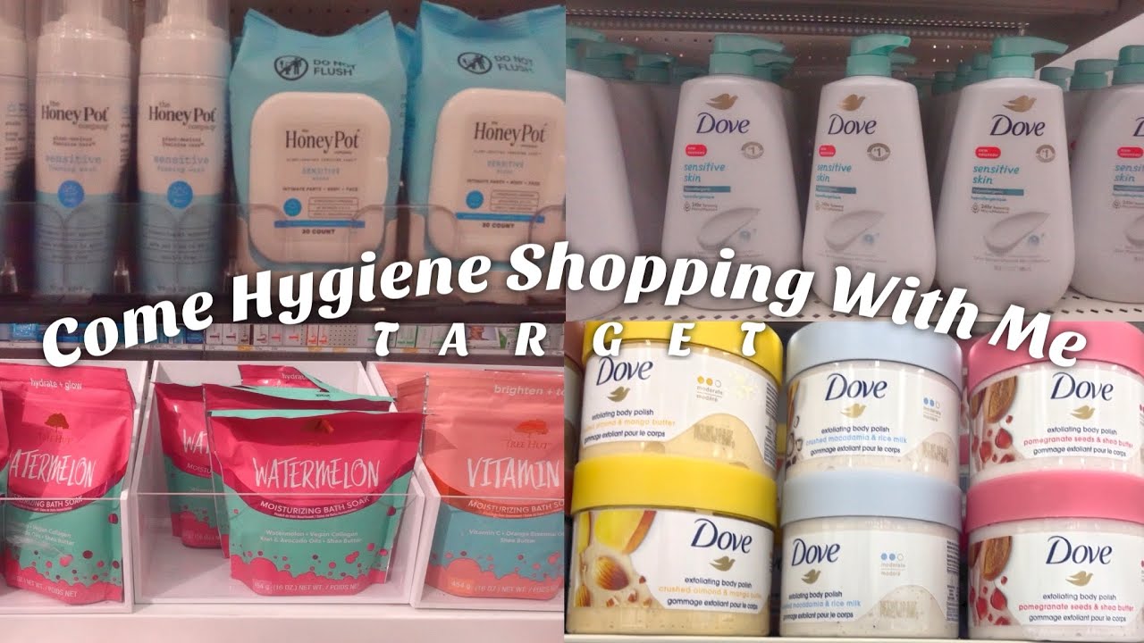 COME HYGIENE SHOPPING WITH ME AT TARGET | FEMININE HYGIENE+BODY CARE ...