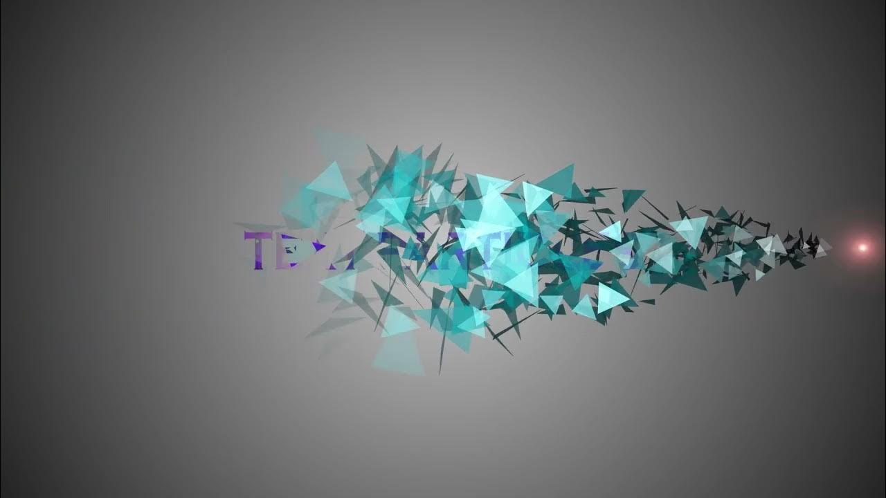 Text Particle Animation - YouTube