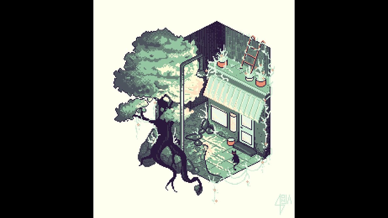 Pixel Art Timelapse - Overgrown - YouTube