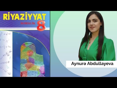 Riyaziyyat 8 ci sinif.  Səhifə 197.  İki nöqtədən keçən düz xəttin tənliyi / Aynurə Abdullayeva
