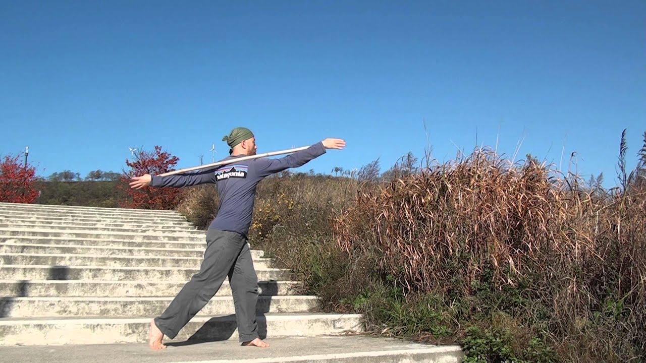 Bamboo Stick Exercise(8) 대나무 스틱 운동(8) - YouTube