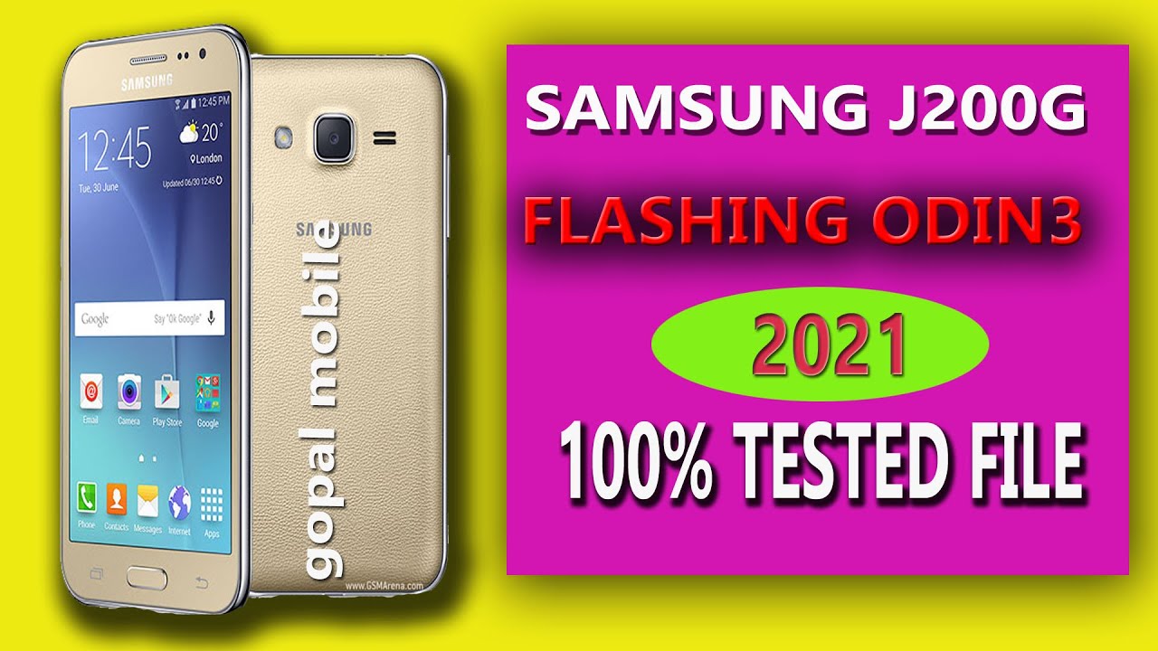 SAMSUNG J200G/DD FLASHING/ 100%Tested file link 2021 - YouTube