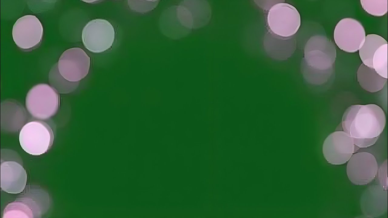 Pink bokeh light particles green screen video effects | Green screen ...