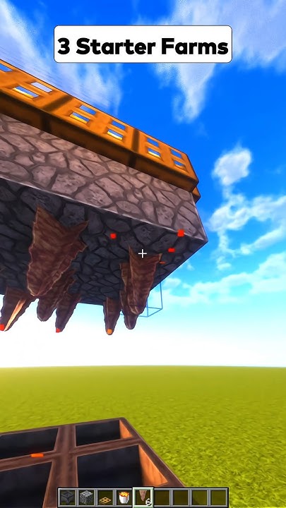 Minecraft 3 Starter Farms #shorts #minecraft - YouTube