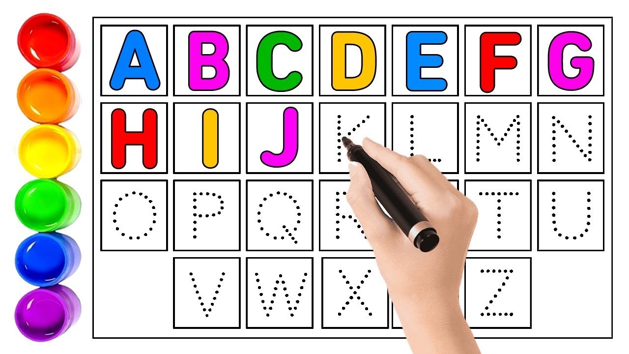Preschool abcd in English for kids | A to Z English Alphabets for KIDS ...