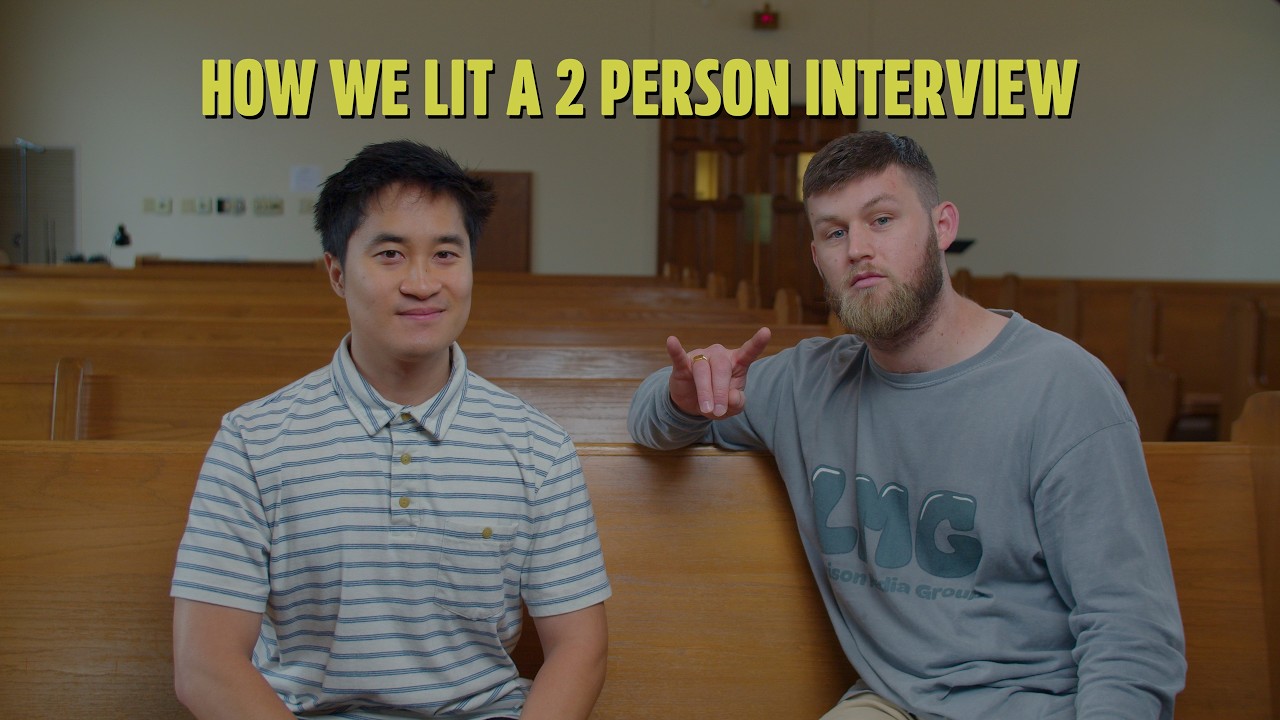 How To Set Up for a 2 Person Interview | VLOG 016 - YouTube
