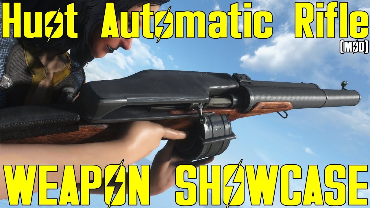 Fallout 4: Huot Automatic Rifle - Weapon Mod Showcase - YouTube