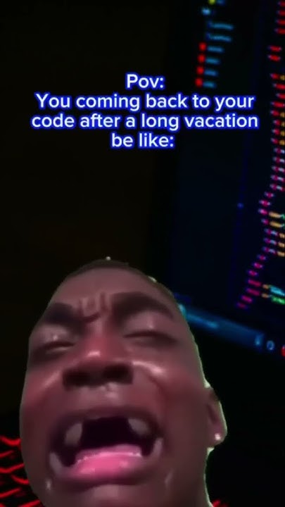 Back from Vacation, Coding Again... and Already Exhausted 😩💻 #shorts - YouTube