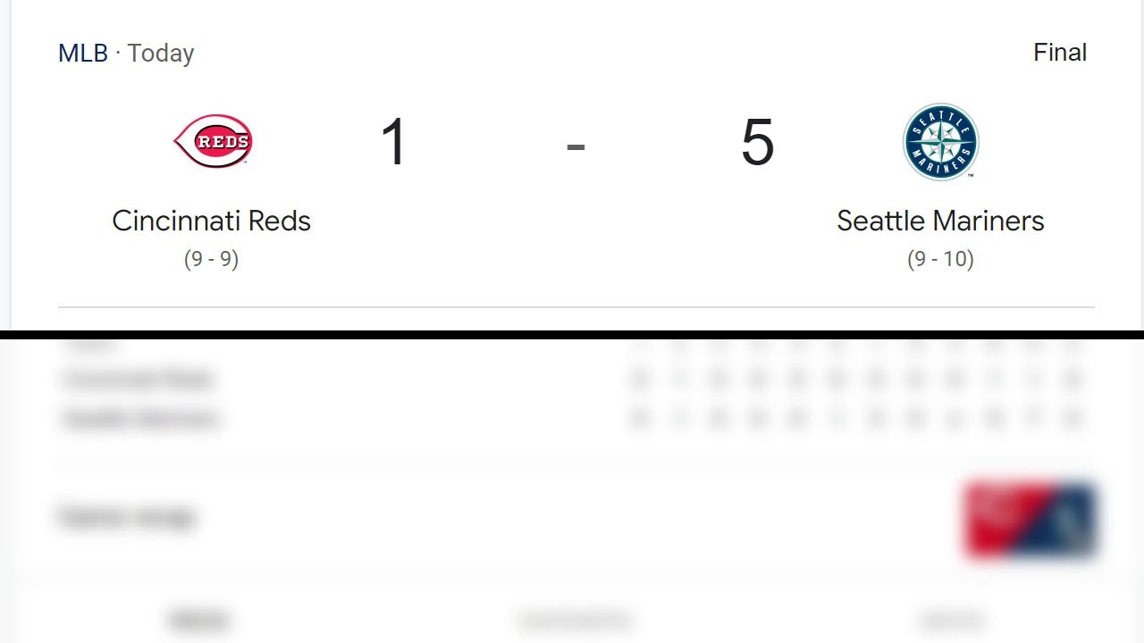 CINCINNATI REDS FAN REACTS TO THE REDS LOSING TO THE MARINERS 5-1 ...