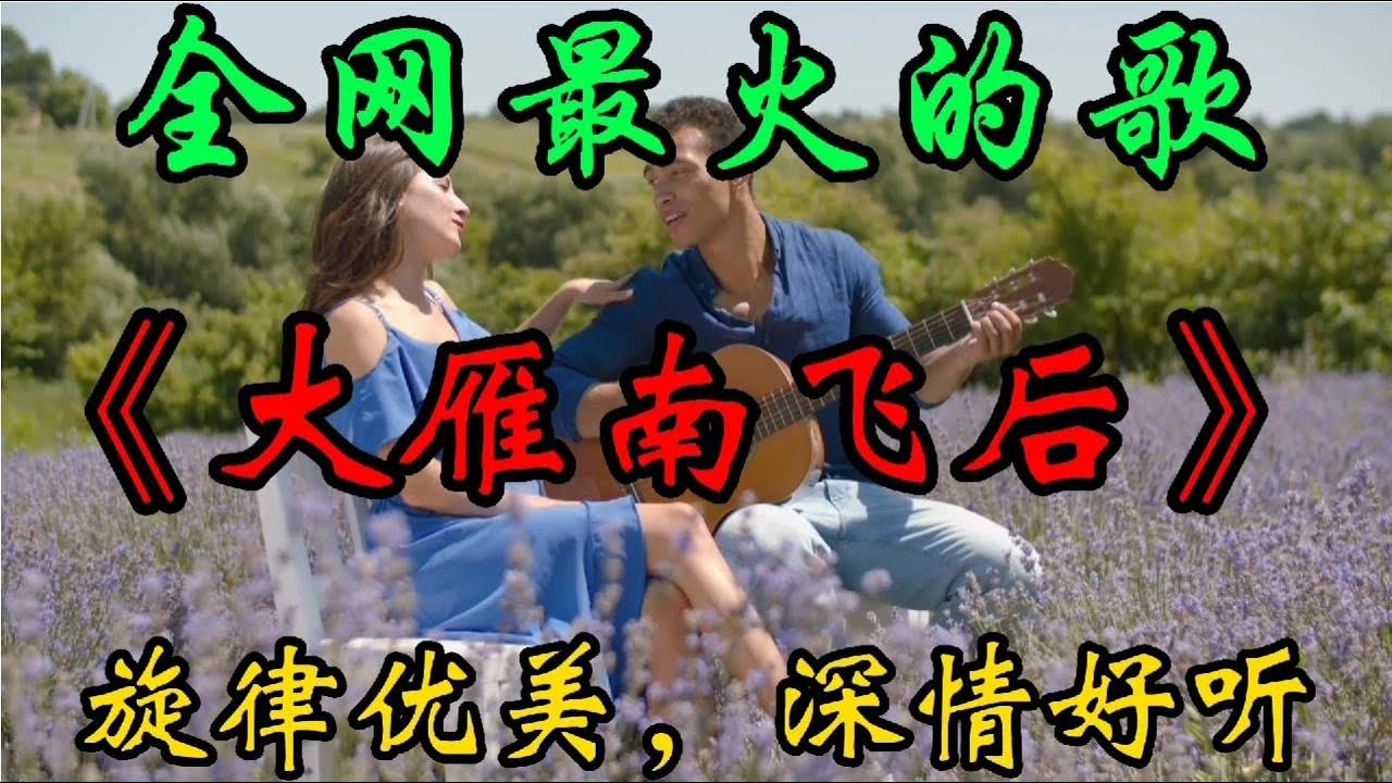 一首伤感情歌《大雁南飞后》旋律优美 深情悠扬 韵味十足百听不厌【贵州周洪】 Youtube