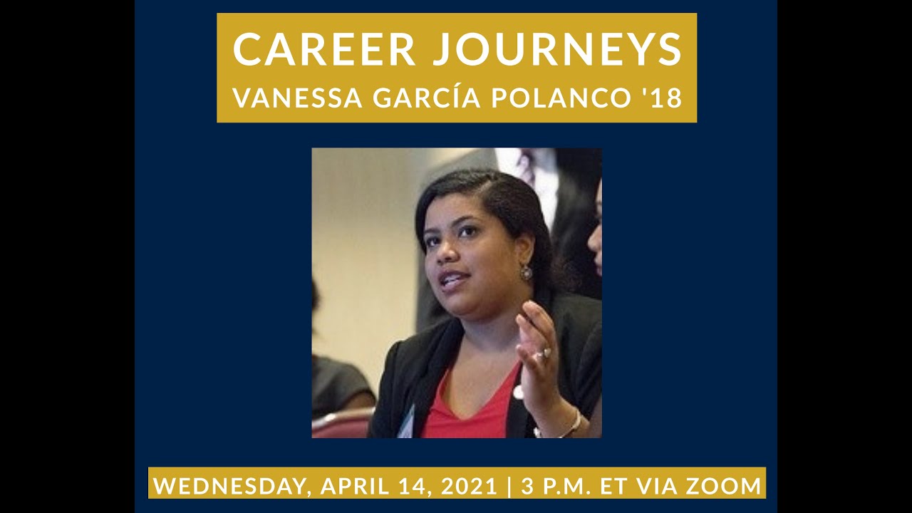 Career Journeys: Vanessa Garcia Polanco '18 - YouTube