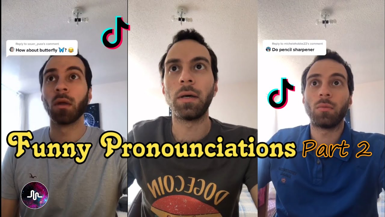 Pronounciating words using different languages (funny) in Tiktok Part 2 ...