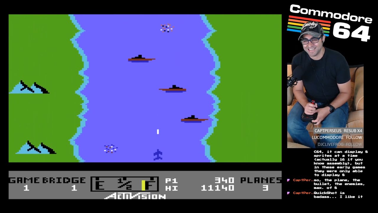 River Raid - Commodore 64 - YouTube