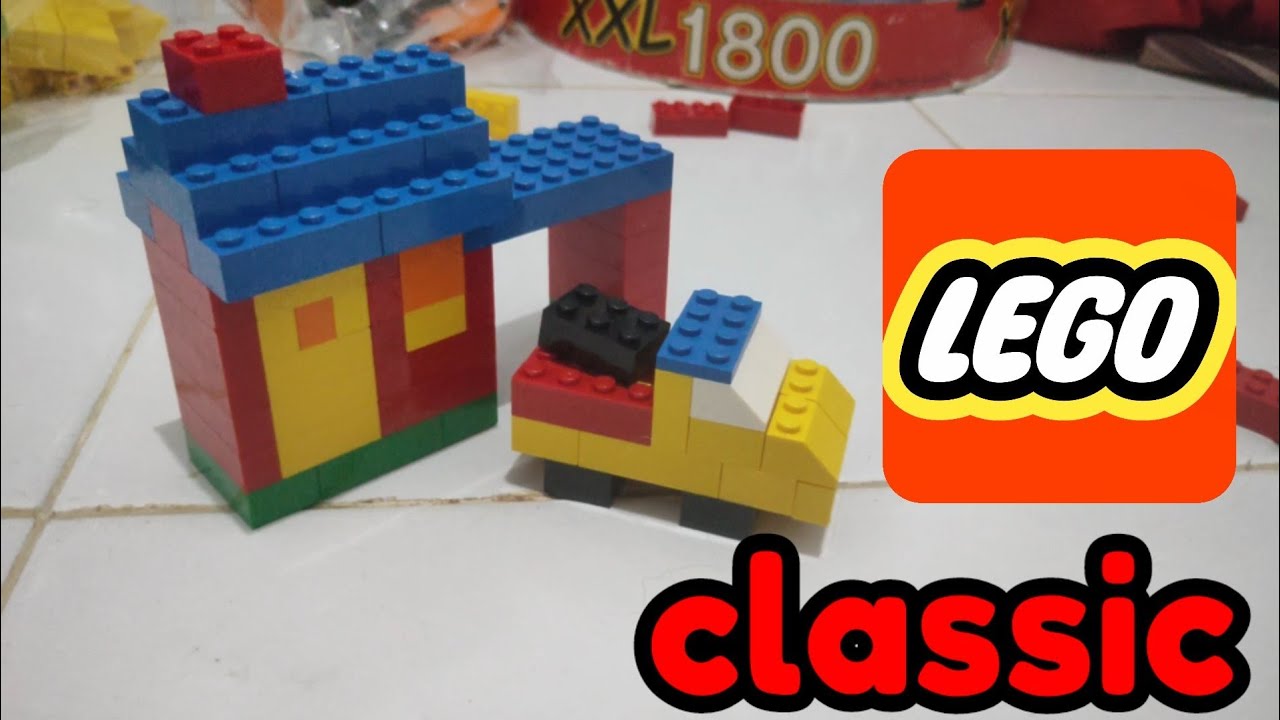 how to assemble a simple house and car lego classic || merakit rumah ...