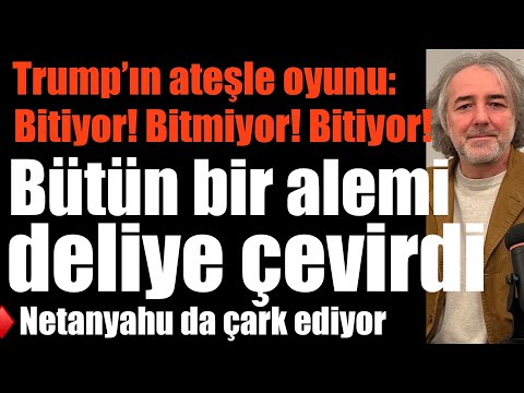 Bütün dünyayı deliye çevirdi; Trump’ın ateşle oyunu: Bitiyor… Bitmiyor… Bitiyor… İsrail çark ediyor