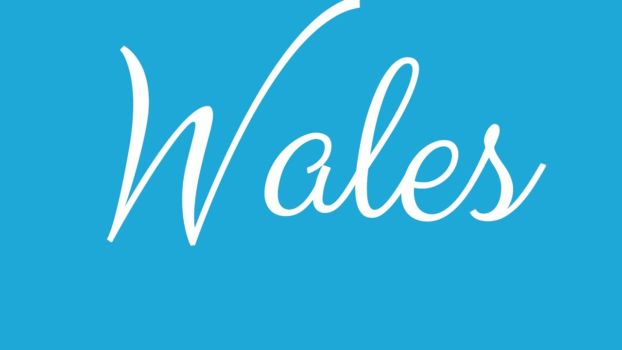 Learn how to Sign the Name Wales Stylishly in Cursive Writing - YouTube