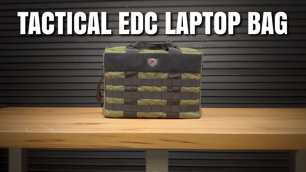 TACTICAL EDC LAPTOP BAG - YouTube