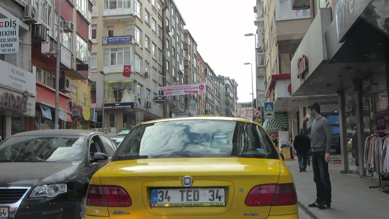 Driving through traffic in Istanbul - YouTube