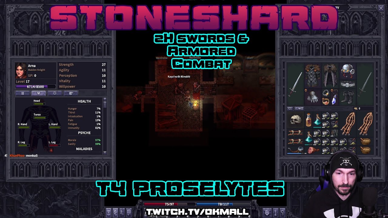 Proselyte Distant Dungeon 2h Sword Arna | Permadeath | Stoneshard ...