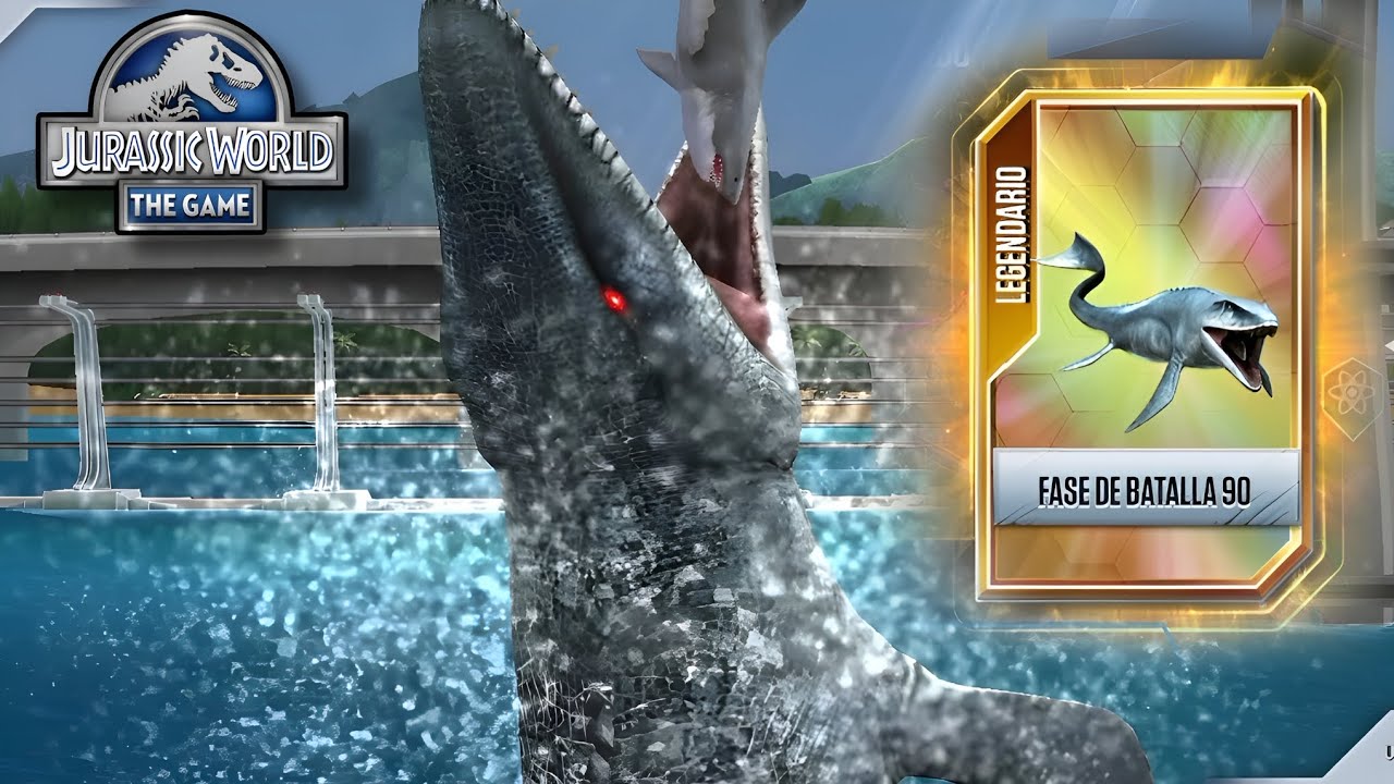 MOSASAURUS DESBLOQUEADO por FASE de BATALLA en JURASSIC WORLD THE GAME ...