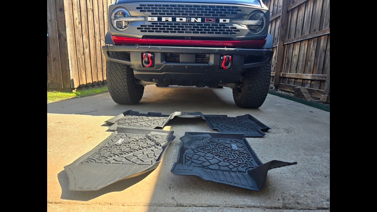 Upgrade Your Ford Bronco with Custom Fit Floor Mats | 3 W Liners Review ...