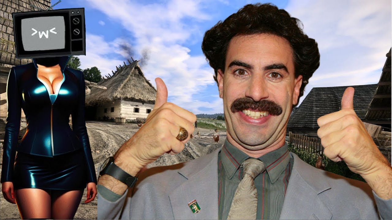 Borat in Skibidi Toilet Village - YouTube