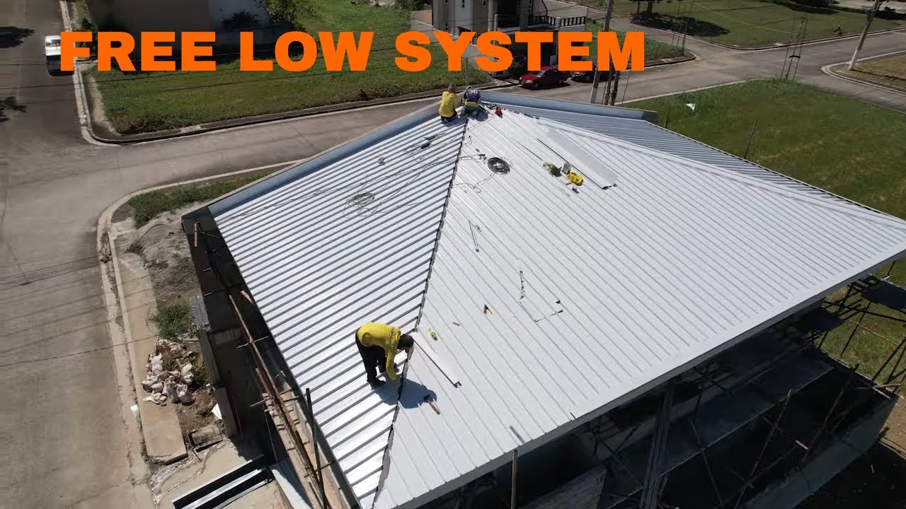 Gutterless orFree Flow Roofing - YouTube