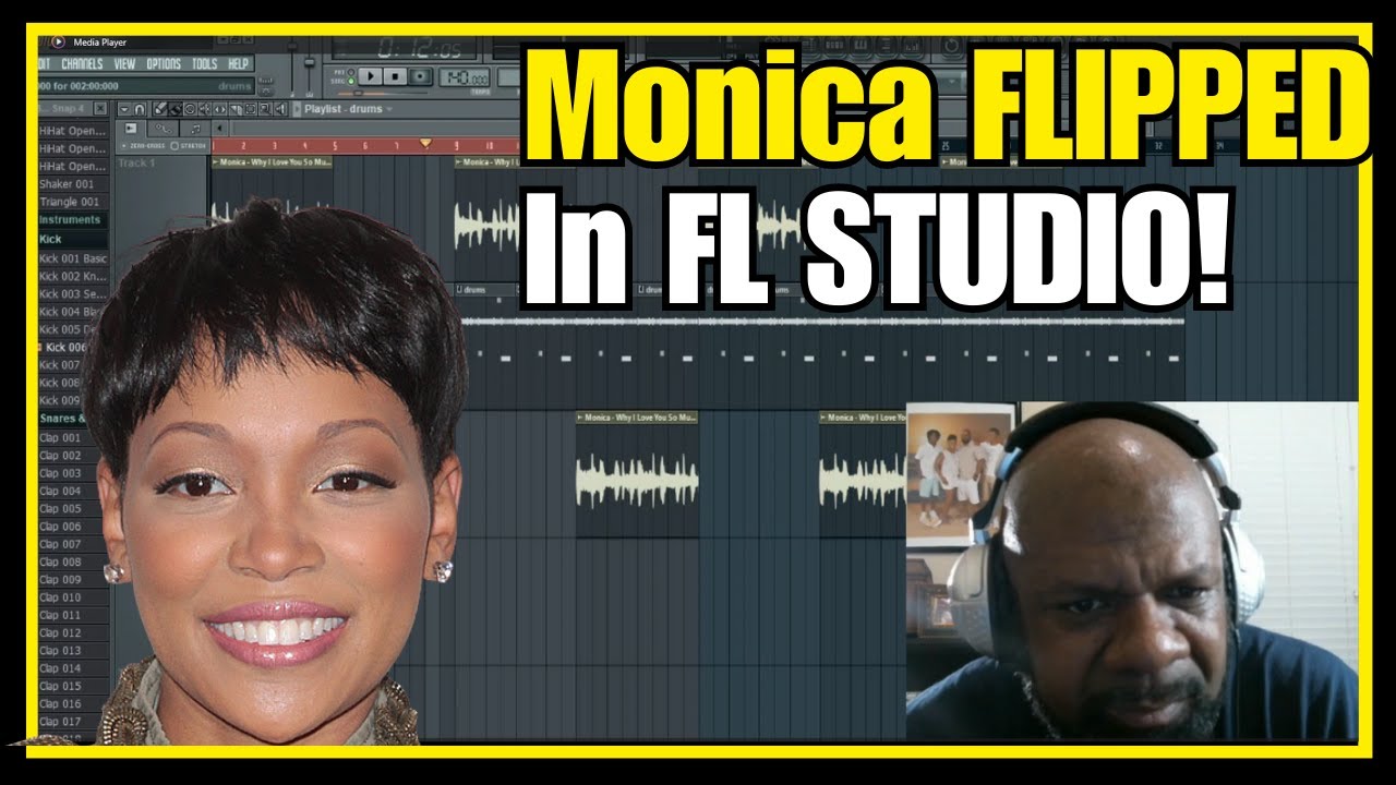 I Flipped A Monica Sample In FL Studio Throwback - YouTube