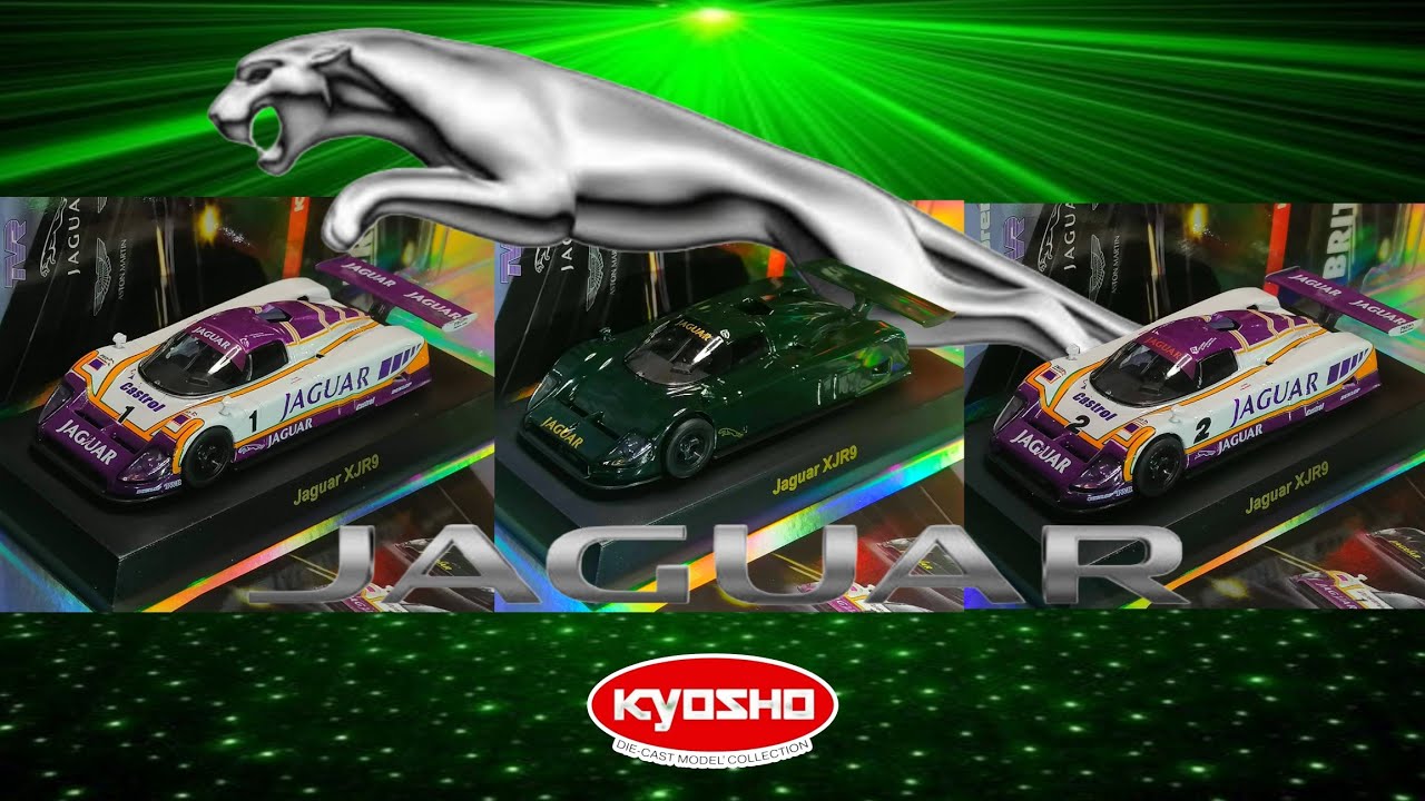 Jaguar XJR9 Ganador Le Mans Colección British Sport Cars Kyosho 1/64 ...