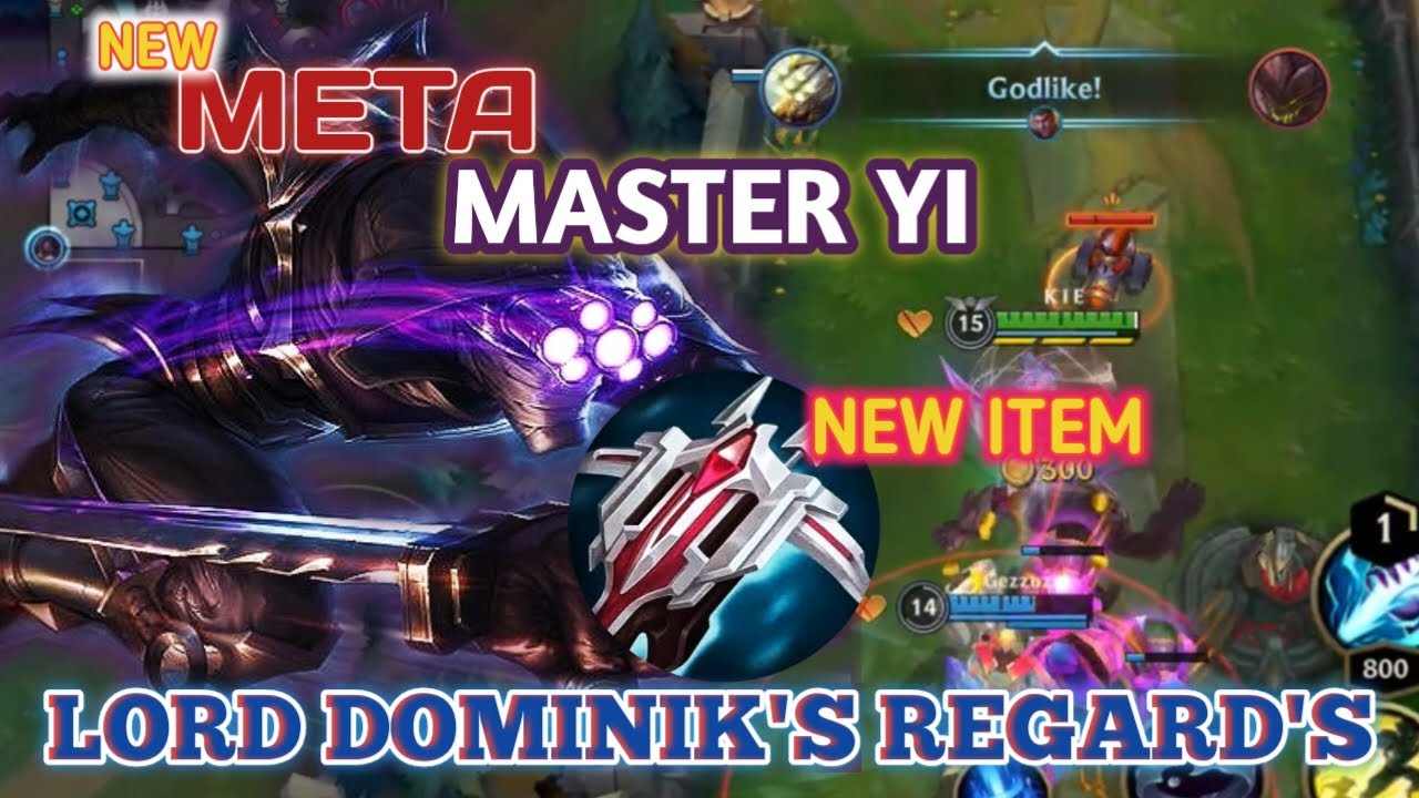 MASTER YI GAMEPLAY | NEW ITEM | WILD RIFT - YouTube