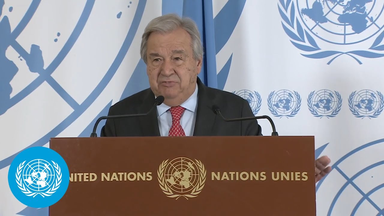 UN Chief on Peace & Human Rights - Media Stakeout | United Nations ...