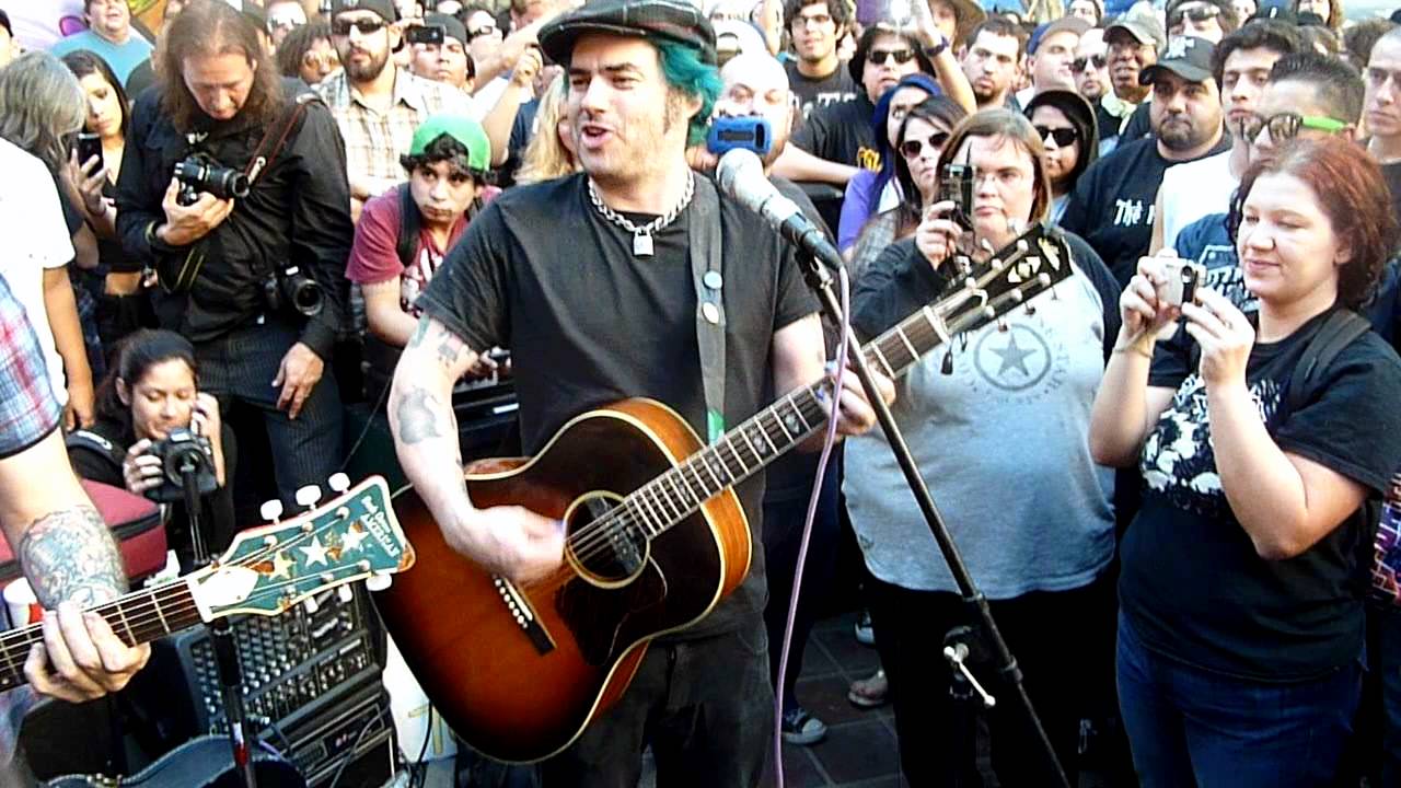 Eric Melvin & Fat Mike Play We Called it America at Occupy LA - YouTube
